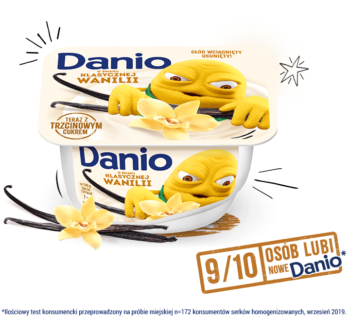 Serek homogenizowany Danio – pyszny sposób na Małego Głoda | Danio