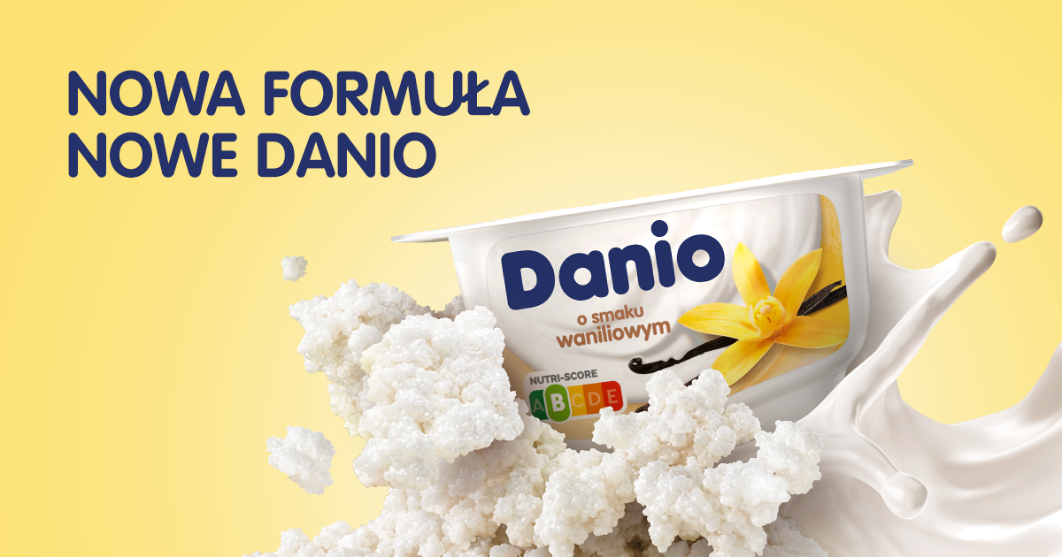 Serek homogenizowany DANIO | Bogate źródło białka